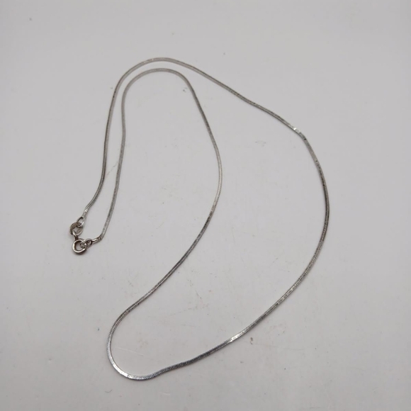 Jewelry | Fas Italy Stelring Silver 925 Long Smooth Snake Square Style ...